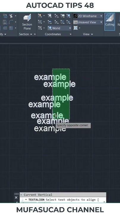 AutoCAD Tips 48 Align Text #Shorts - YouTube