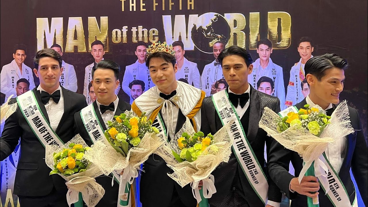 MAN OF THE WORLD 2023 WINNERS - YouTube