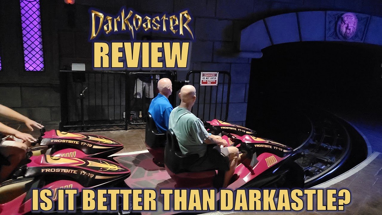 DarKoaster Review, Busch Gardens Williamsburg Indoor Coaster | Is it ...