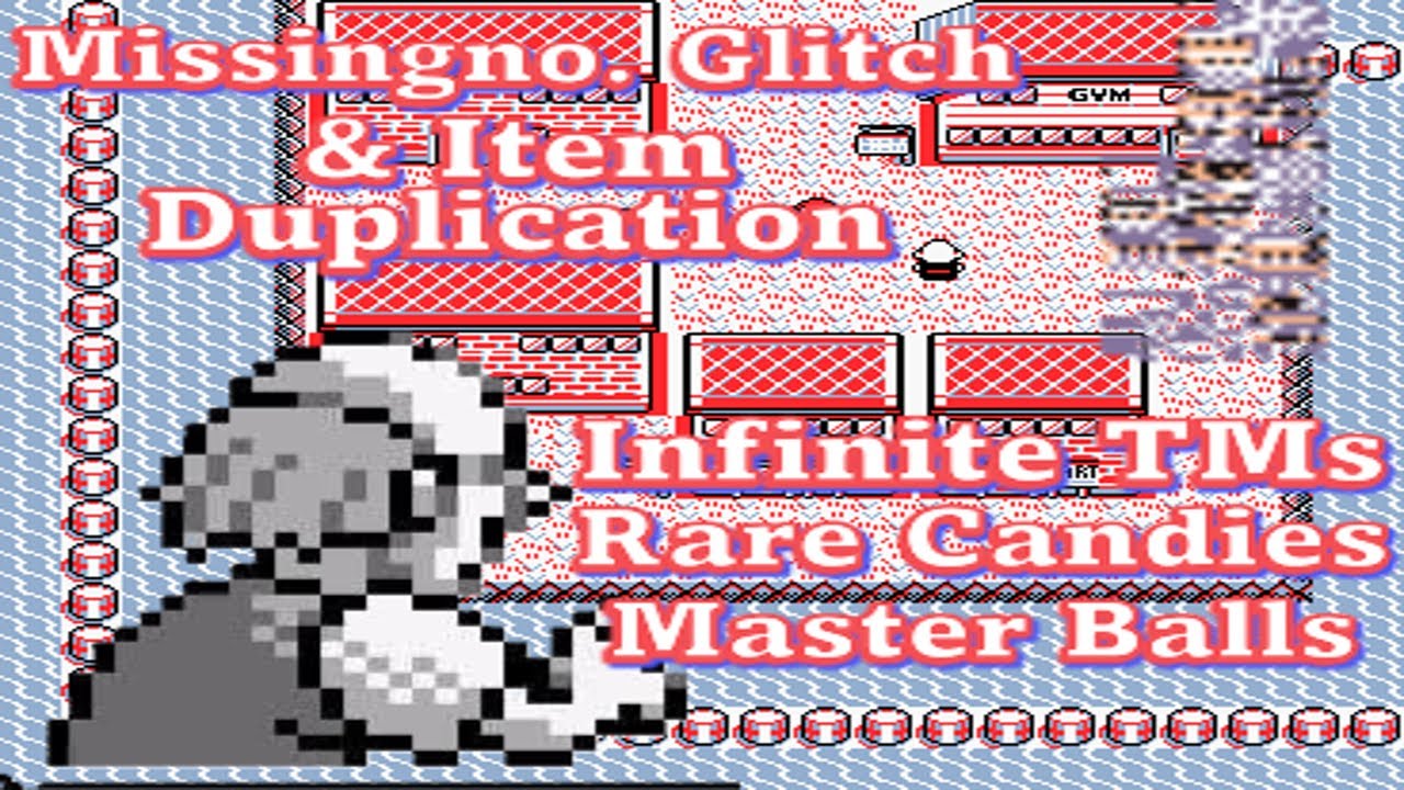 Missingno. Glitch and Item Duplication | Pokemon Red & Blue - YouTube