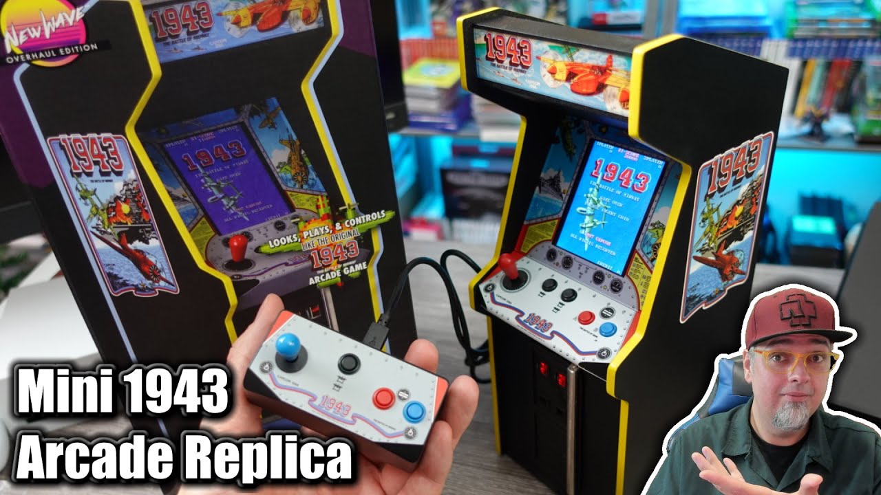Mini Capcom Replica Arcade Machine! 1943 New Wave Toys Replicade ...