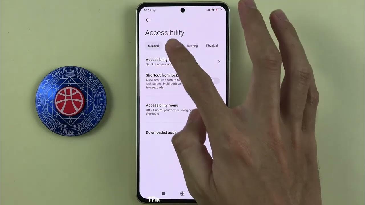 How to enable/disable large mouse pointer on Xiaomi Redmi Note 13 Android 14 - YouTube