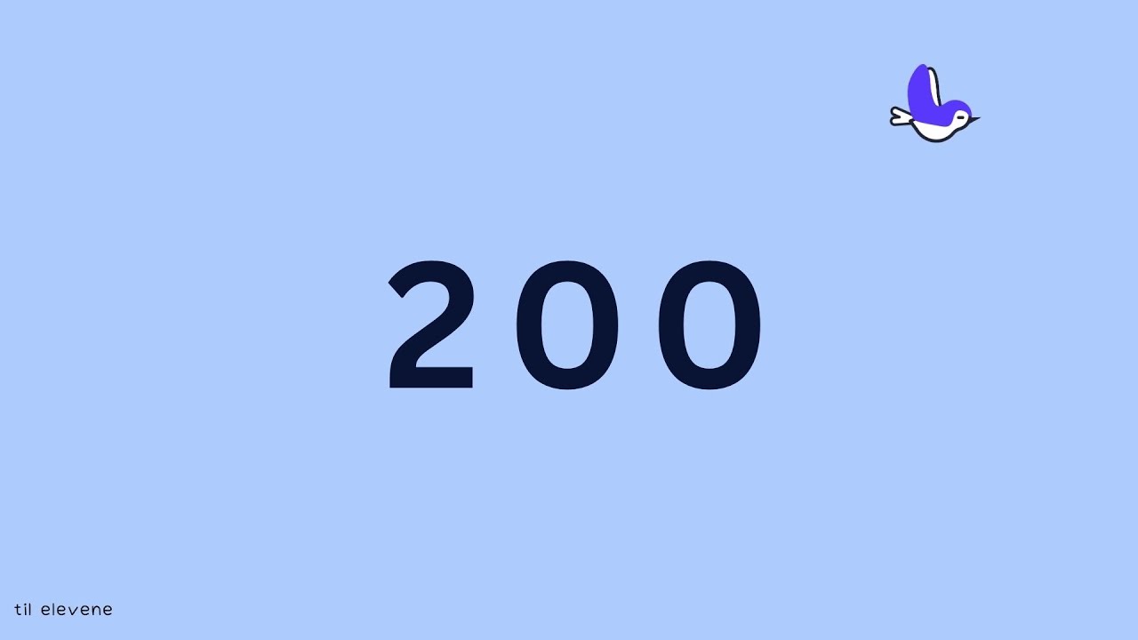 Countdown from 200 | 3 min timer | Classroom transition - YouTube