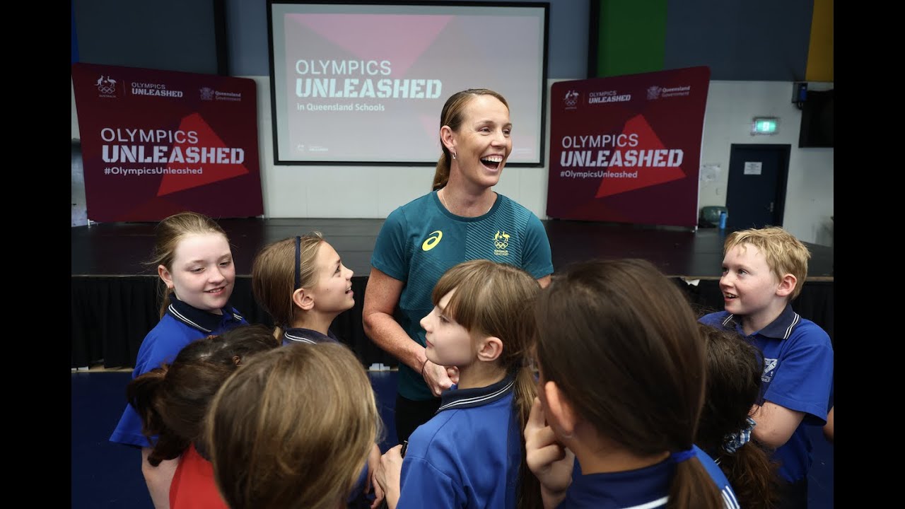 Olympics Unleashed reaches milestone 1000 schools in Queensland - YouTube