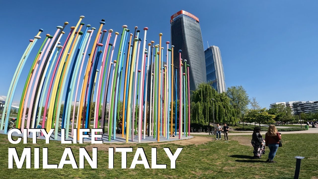 CITY LIFE MILAN ITALY WALKING TOUR - YouTube