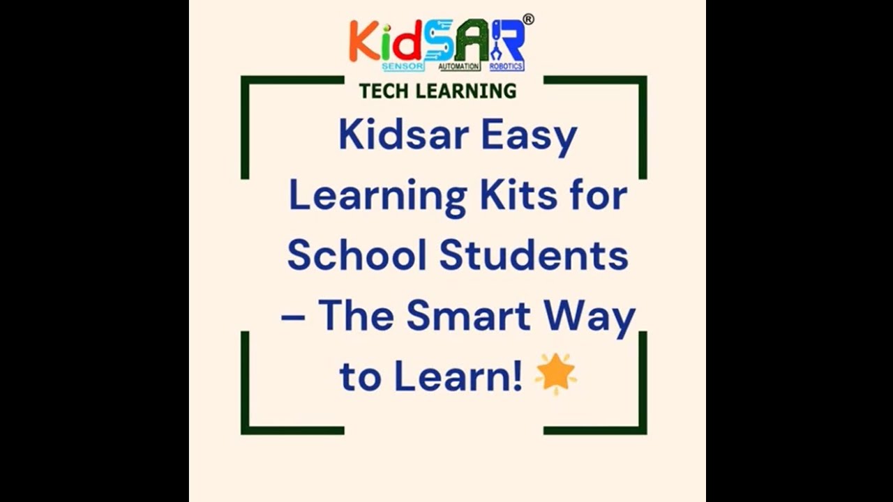 Kidsar Easy Learning Kits for School Students – The Smart Way to Learn! 🌟 - YouTube