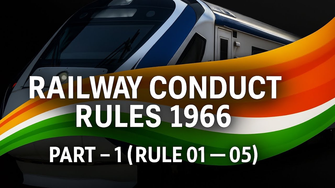 Railway Conduct Rules 1966 | Part-1 (Rule 01-05) आसान भाषा में ...