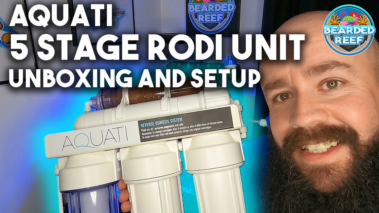 Aquati 5 stage RODI unit - unboxing and set up, 150gpd rodi unit for ...