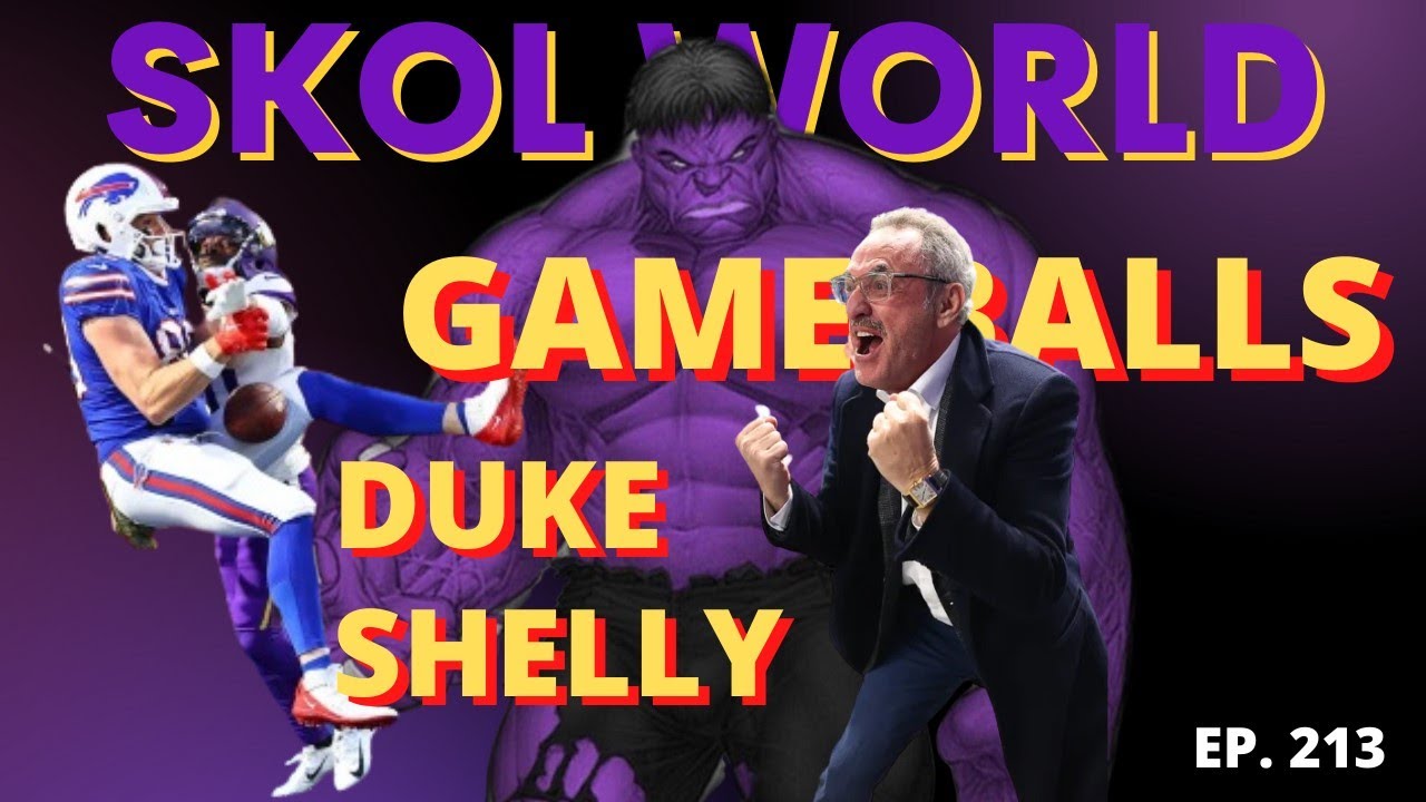 SKOL WORLD GAME BALLS WEEK 10 VIKINGS 33 BILLS 30 - YouTube