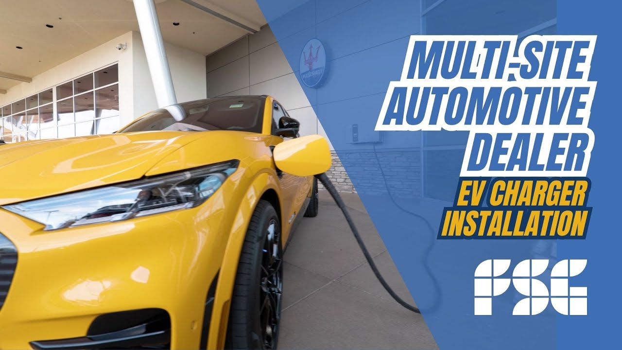 How FSG Installed EV Charging Stations for a Major Auto Group - YouTube