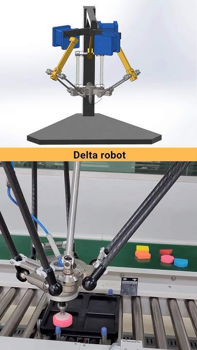 Delta Robot - Working 3D Animation #trending #robotics #cadcam #mechanical #mechanism - YouTube