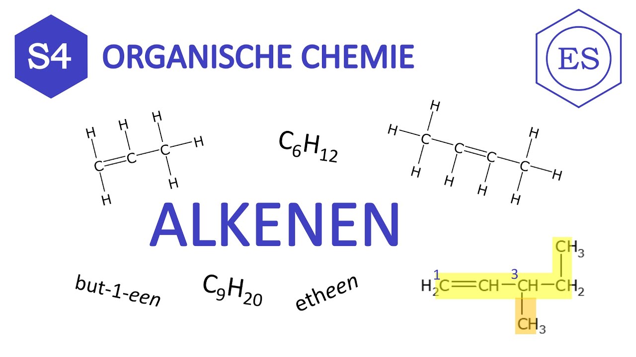 S4 organische chemie - Alkenen - YouTube