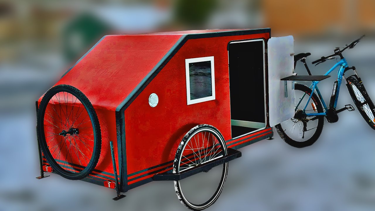 DIY Bicycle Camper E-bike - YouTube