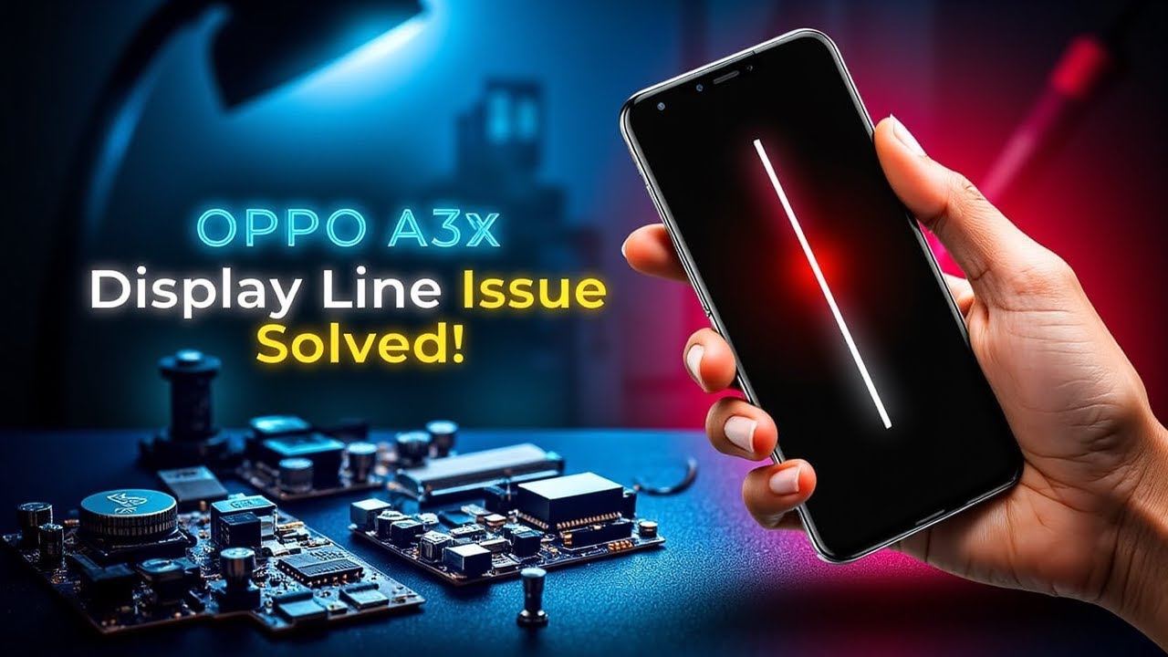 Oppo A3x Display Line Issue Solution - YouTube