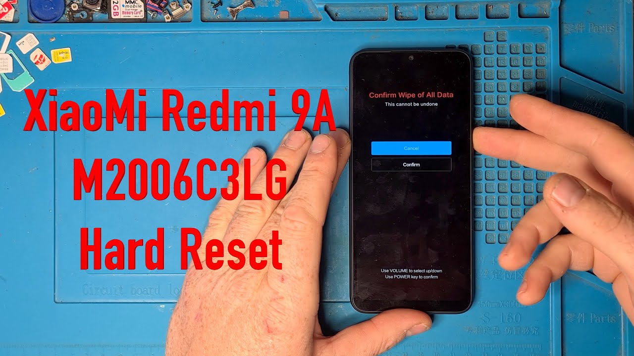 XiaoMi Redmi 9A M2006C3LG Hard Reset - YouTube