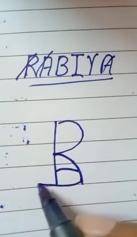 #rabiya#name brand logo 😱👀#calligraphy #design #ideas #trending #shorts ...
