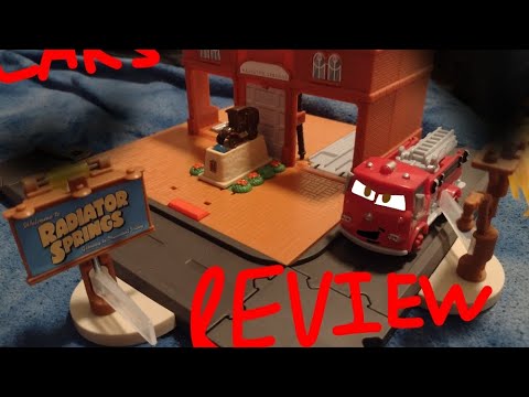 Cars On The Road: Red's Firehouse Set [REVIEW!] - YouTube