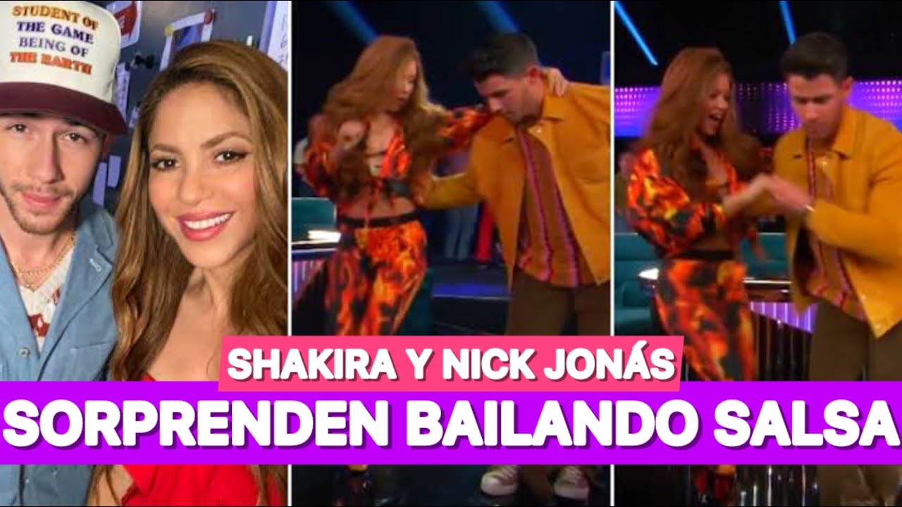 Shakira y Nick Jonas Bailando Salsa y Es Viral En Las Redes Sociales ...