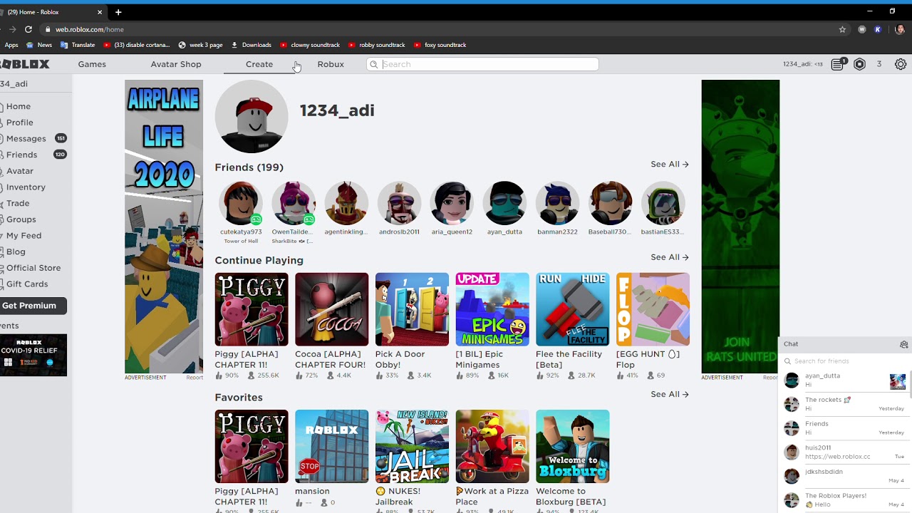 29 Home Roblox Google Chrome 5 7 2020 10 02 52 AM - YouTube
