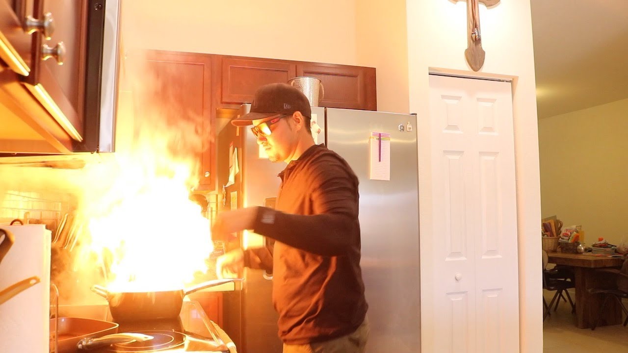 Almost BURNED My House Down - Catch and Cook FAIL - YouTube