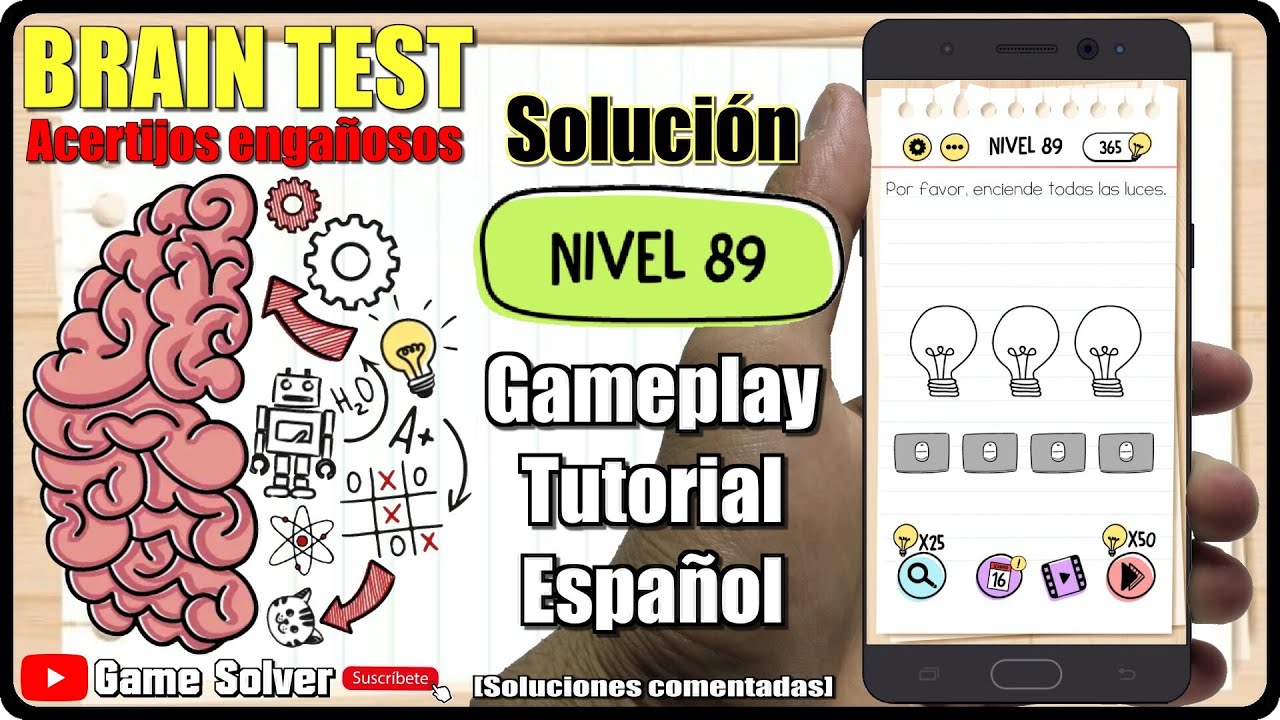 𝐁𝐑𝐀𝐈𝐍 𝐓𝐄𝐒𝐓 || SOLUCIÓN NIVEL 89 [🗣ESPAÑOL] ️ - YouTube