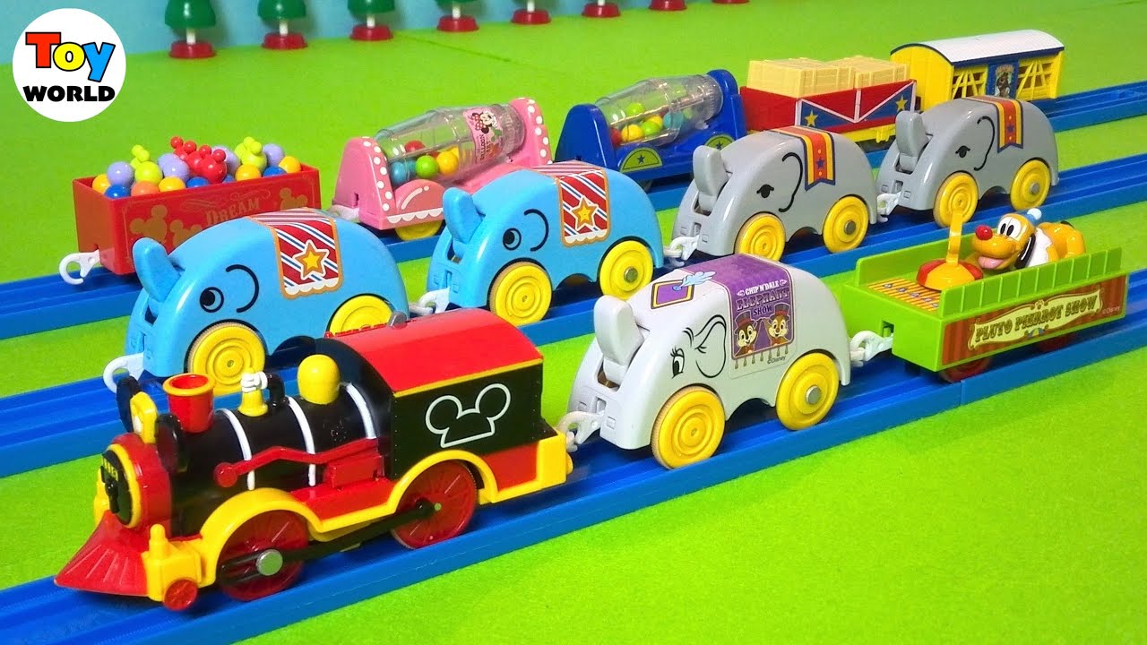 Disney Mickey Mouse Train - Toy Train for kids - YouTube