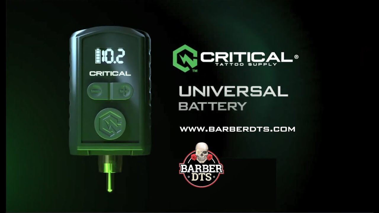 Critical Universal Battery - Tattoo Power Supply - YouTube