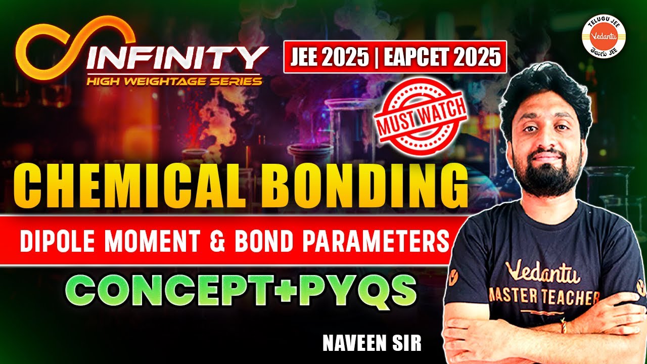 Chemical Bonding - Dipole Moment & Bond Parameters | Class 11 & 12 | AP ...