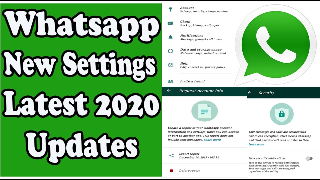 || Whatsapp updates | Latest settings you should apply to enjoy latest ...