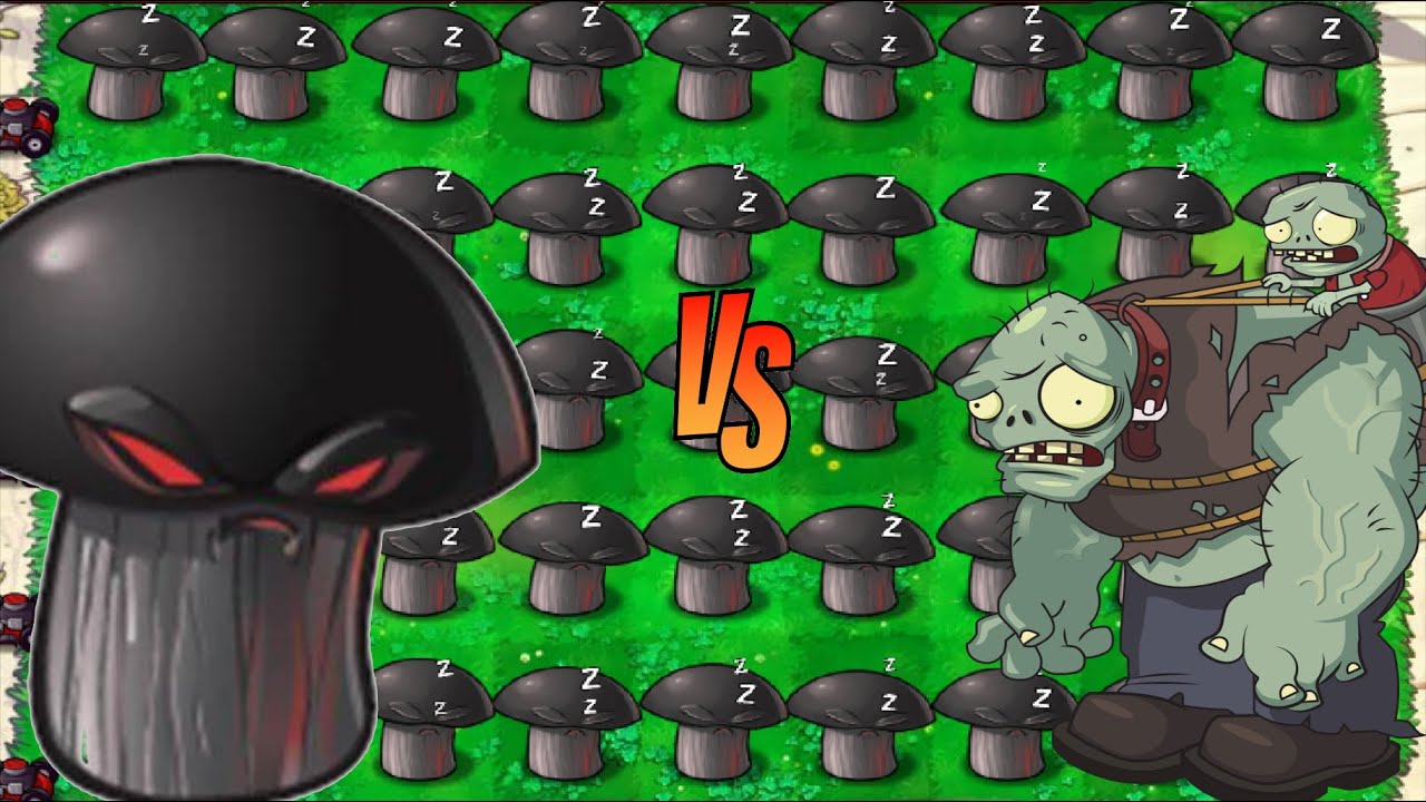 Doom-Shroom vs Gargantuar Zombie - Plants vs Zombies - YouTube