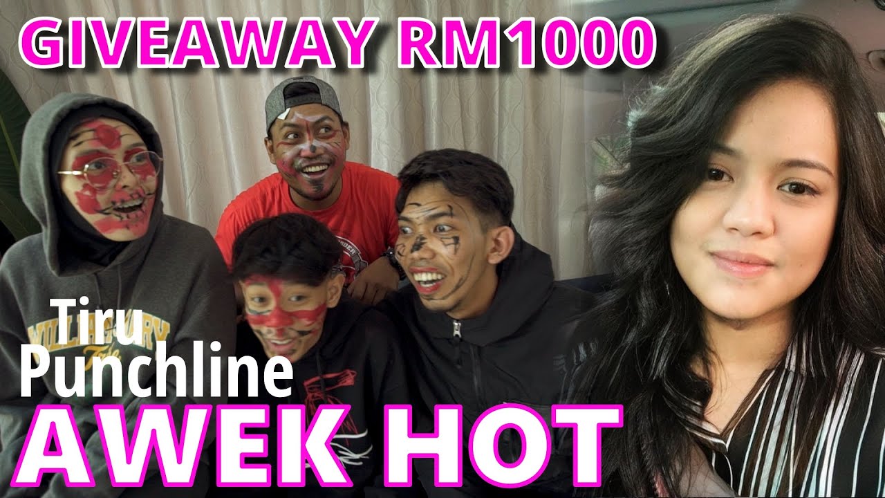 Copy Paste Punchline AWEK HOT | Giveaway RM1000 by Zally Ismail! - YouTube