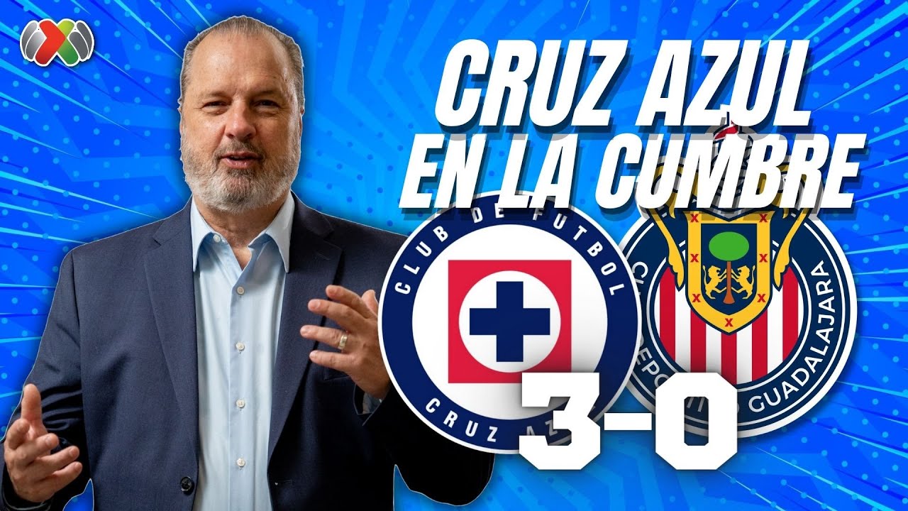 CRUZ AZUL VOLVIÓ A LA CUMBRE | Cruz Azul vs Guadalajara | Torneo ...