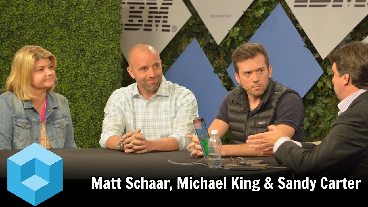 Matt Schaar, Michael King & Sandy Carter - #IBMInterConnect 2016 - # ...