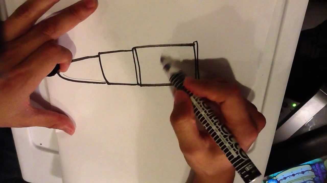 How to Draw a Bullet - Easy Drawings - YouTube