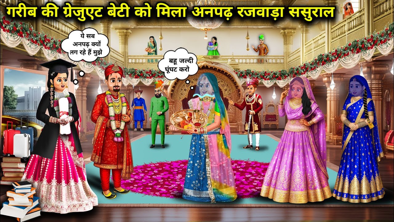 गरीब की ग्रेजुएट बेटी को मिला अनपढ़ राजवाड़ा ससुराल|Poor man's graduate ...