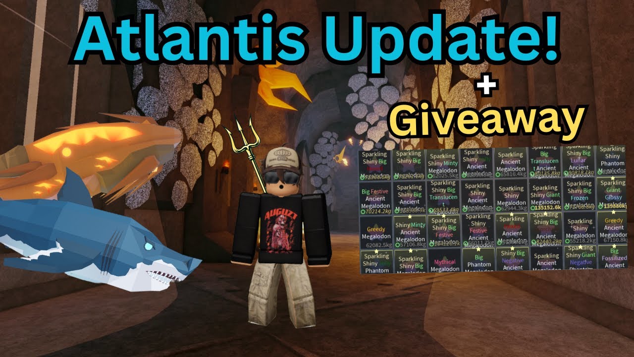 Fisch Atlantis Update + GIVEAWAY! ( LIVE 🔴) - YouTube