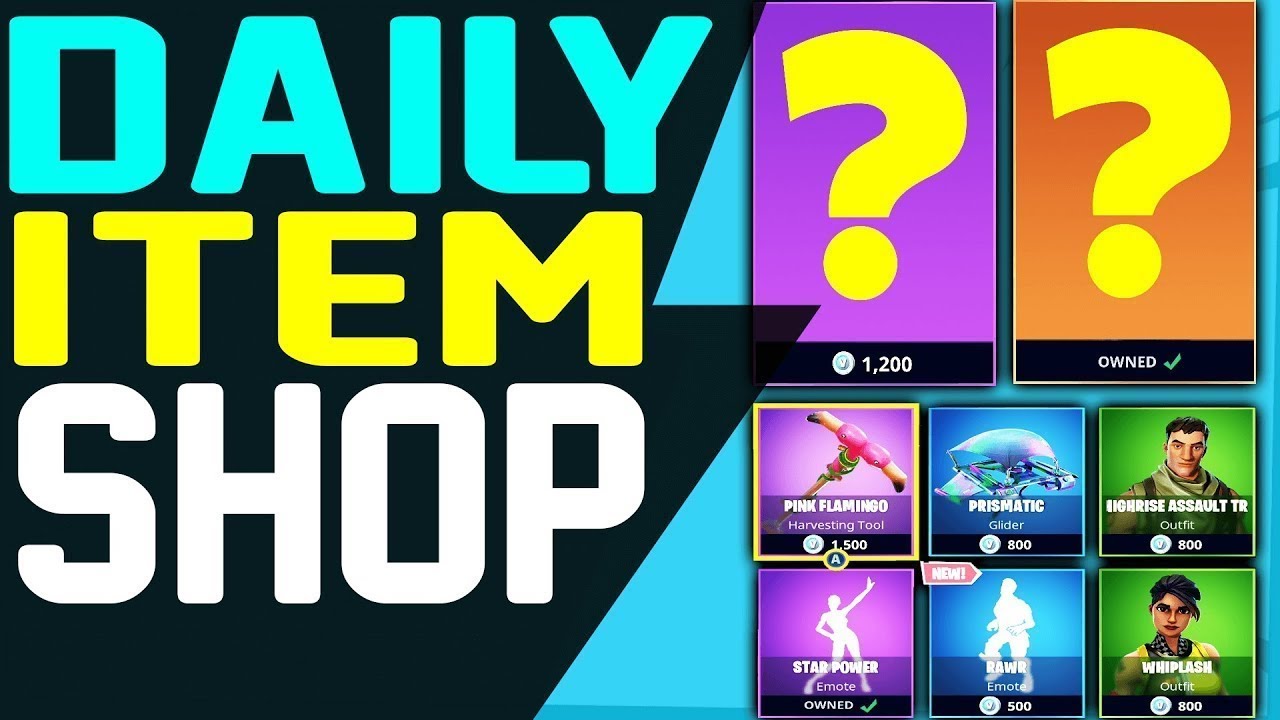 Fortnite Daily Item Shop July 17 NEW ITEMS & FEATURES Skin Raptor and ...