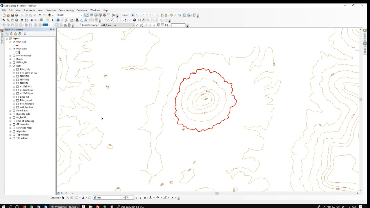 Intro to ArcMap 13 TIN Volume - YouTube