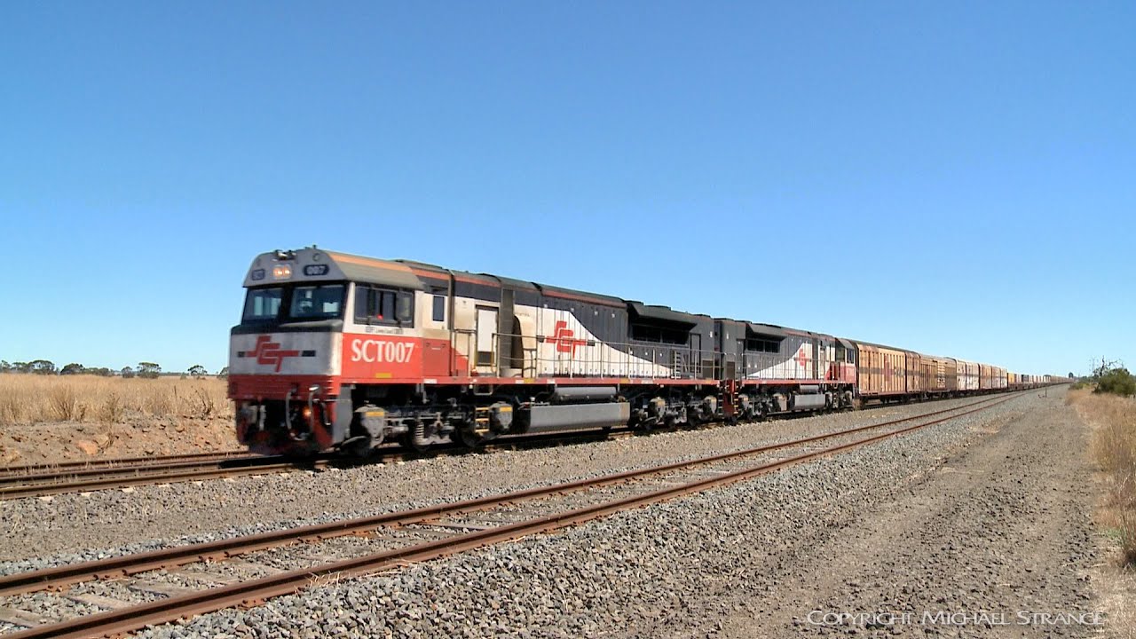 6PM9 SCT Mixed Freight Train With Boxcars & Containers (22/2/2019 ...