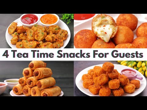 4 New & Easy Tea-Time Snacks Recipes For Guests | Easy Snacks Recipes ...
