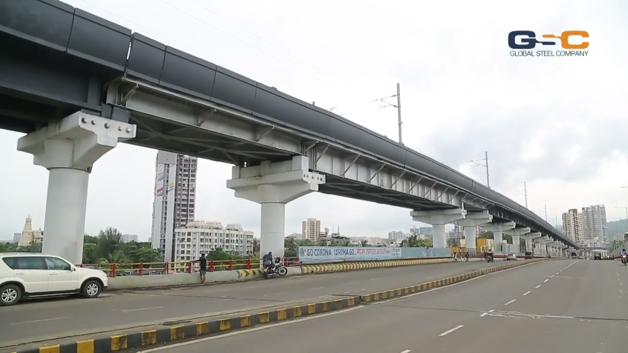 GSC adds one more Bridge Completion | Mumbai Metro Dahisar Bridge - YouTube