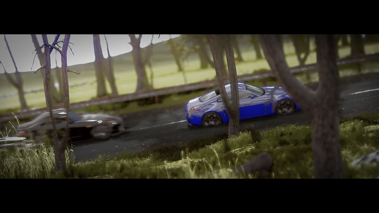 CRYENGINE Nissan 350z & Honda S2000 Animation - YouTube