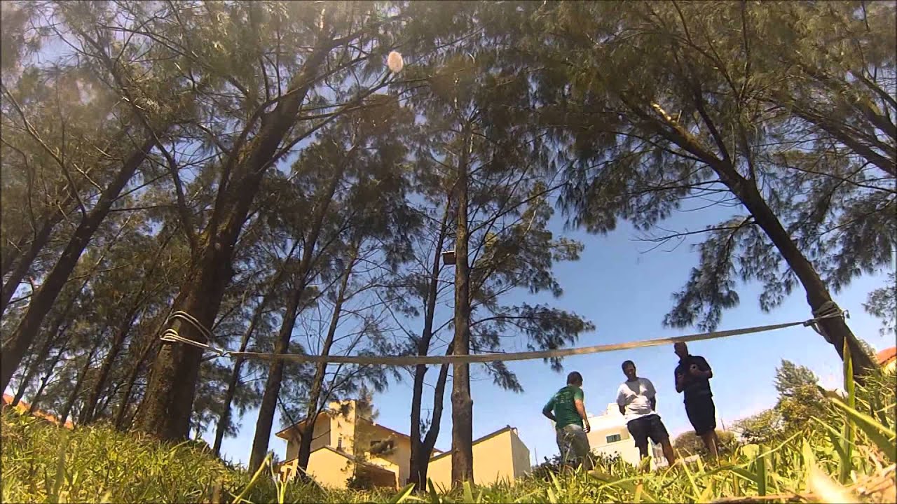 Slackline FAIL - YouTube