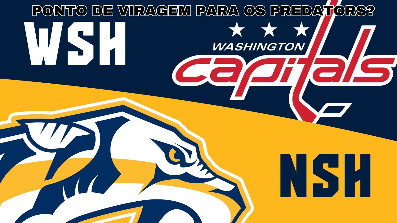 APOSTA NA NHL 06.11.2024 CAPITALS vs PREDATORS / PONTO DE VIRAGEM PARA ...