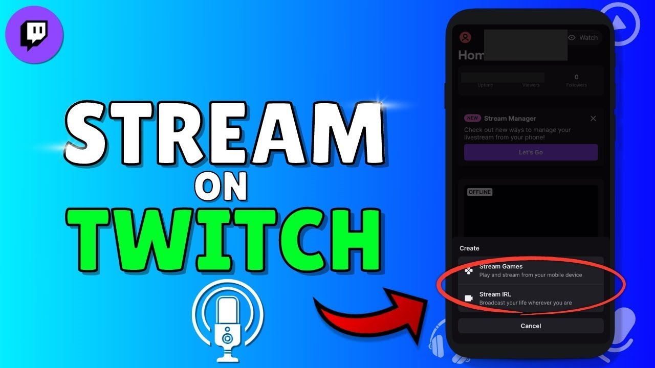 HOW TO STREAM ON TWITCH ON YOUR PHONE | LIVE STREAM ON TWITCH(EASY ...