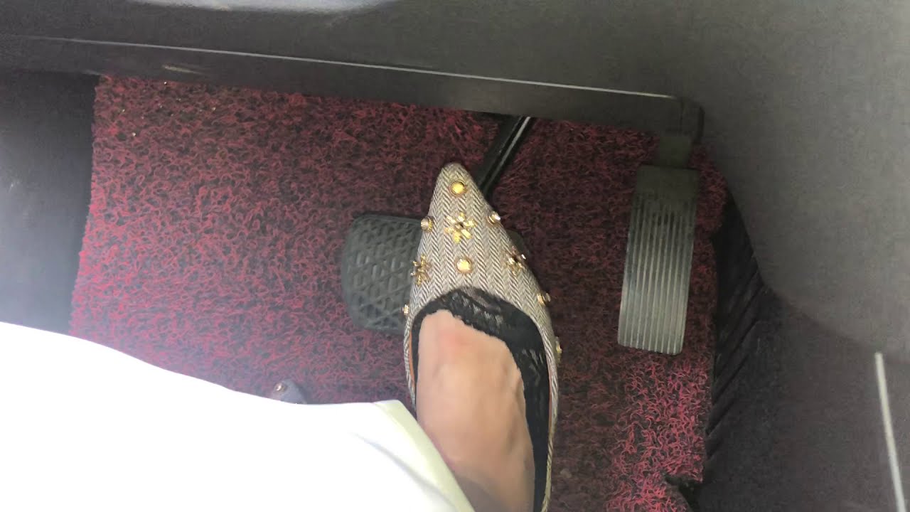 Chinese Hot Office Girl Drives and Pedal Pumping Part 2 - YouTube