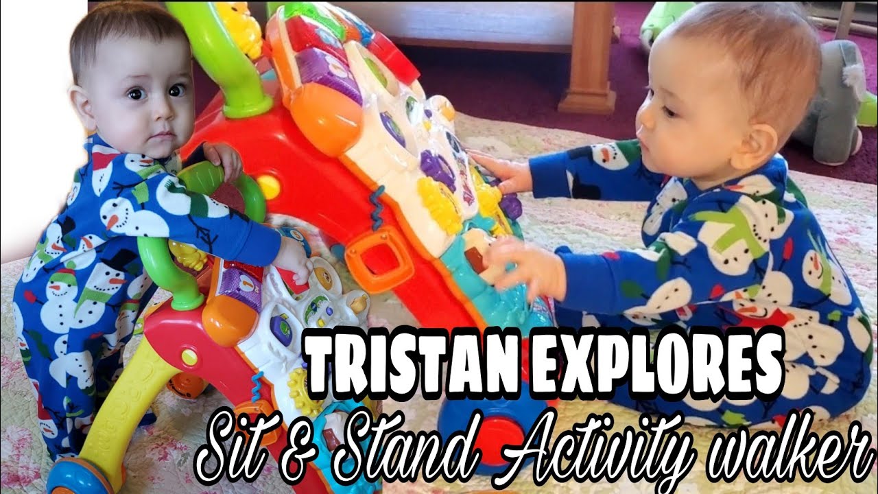 Stroll & Discover Activity Walker -First Step for babies - YouTube