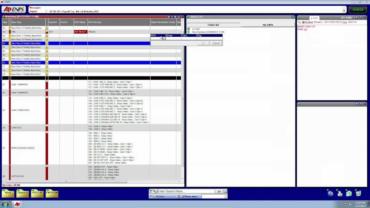 Placing A Video Into the Rundown And Script In ENPS - YouTube