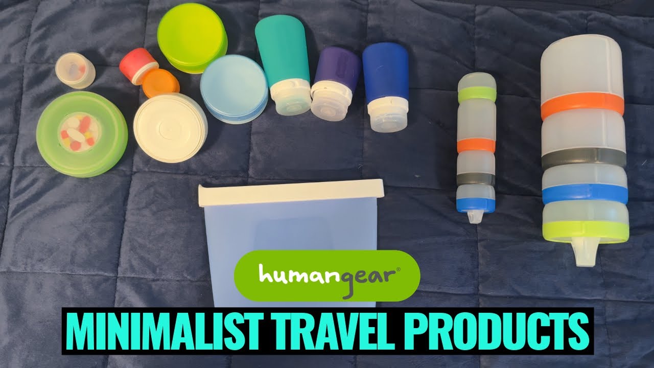Minimalist Travel Containers from Humangear - YouTube