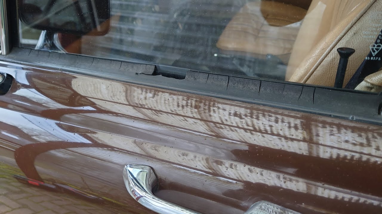 Rover P6 Weather strips door seals - YouTube